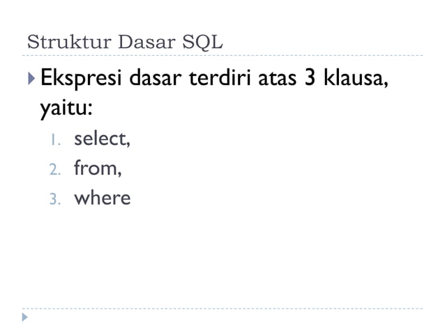 Bahasa Query Terapan | PDF
