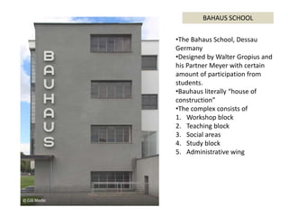 Bahaus and walter gropius | PPT