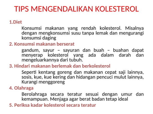 BAHAYA CHOLESTEROooooooooooooooooooL.ppt