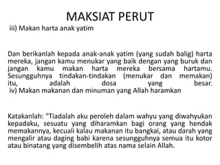 Bahaya maksiat | PPTX