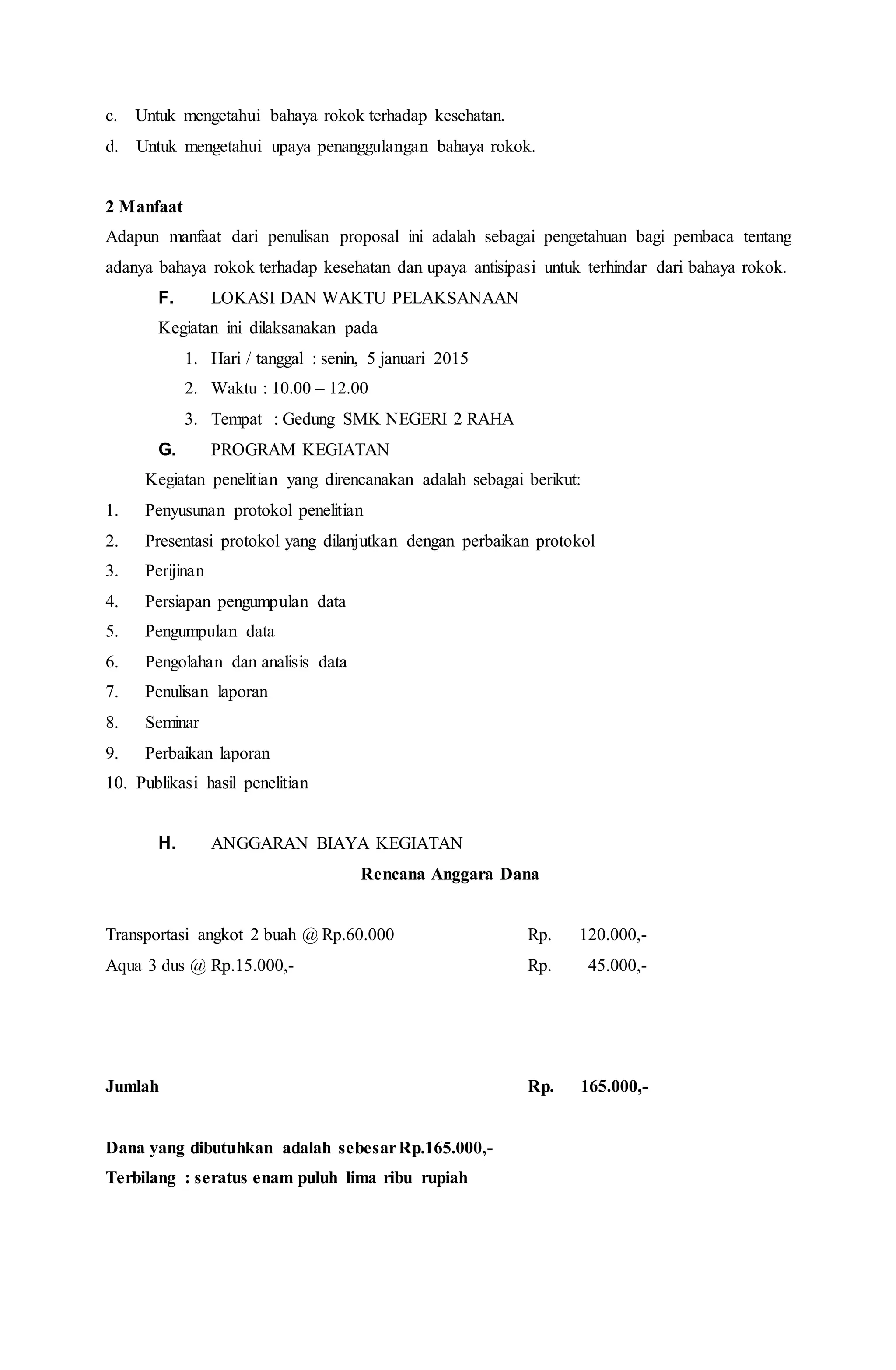 Bahaya Merokok Bagi Kesehatan Docx