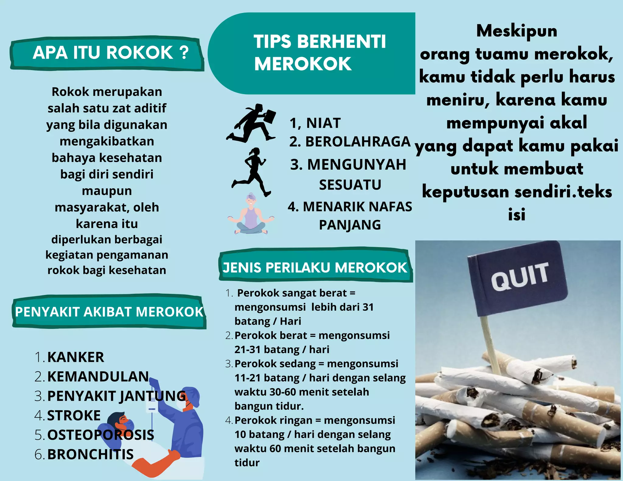 Bahaya Merokok Leaflet Pdf