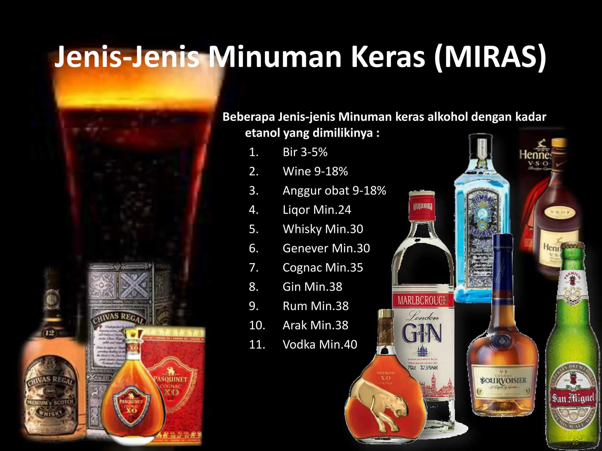 Bahaya minuman keras (miras) | PPTX