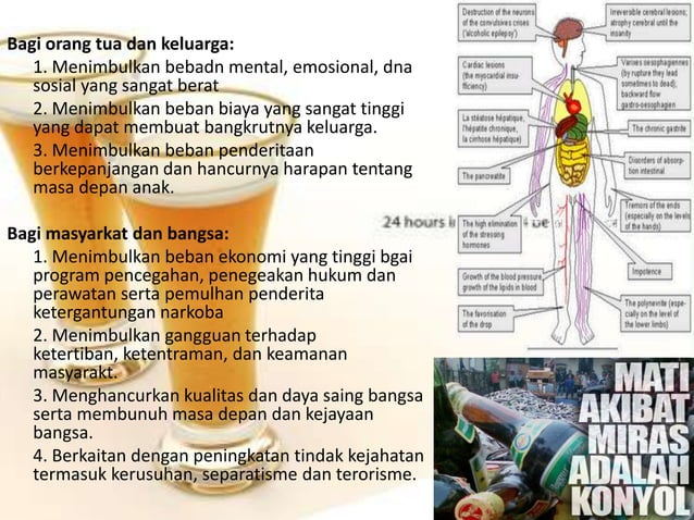 Bahaya minuman keras (miras) | PPTX