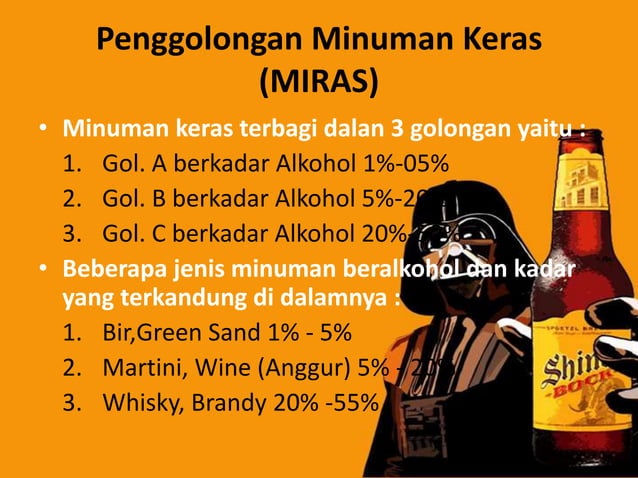 Bahaya minuman keras (miras) | PPT