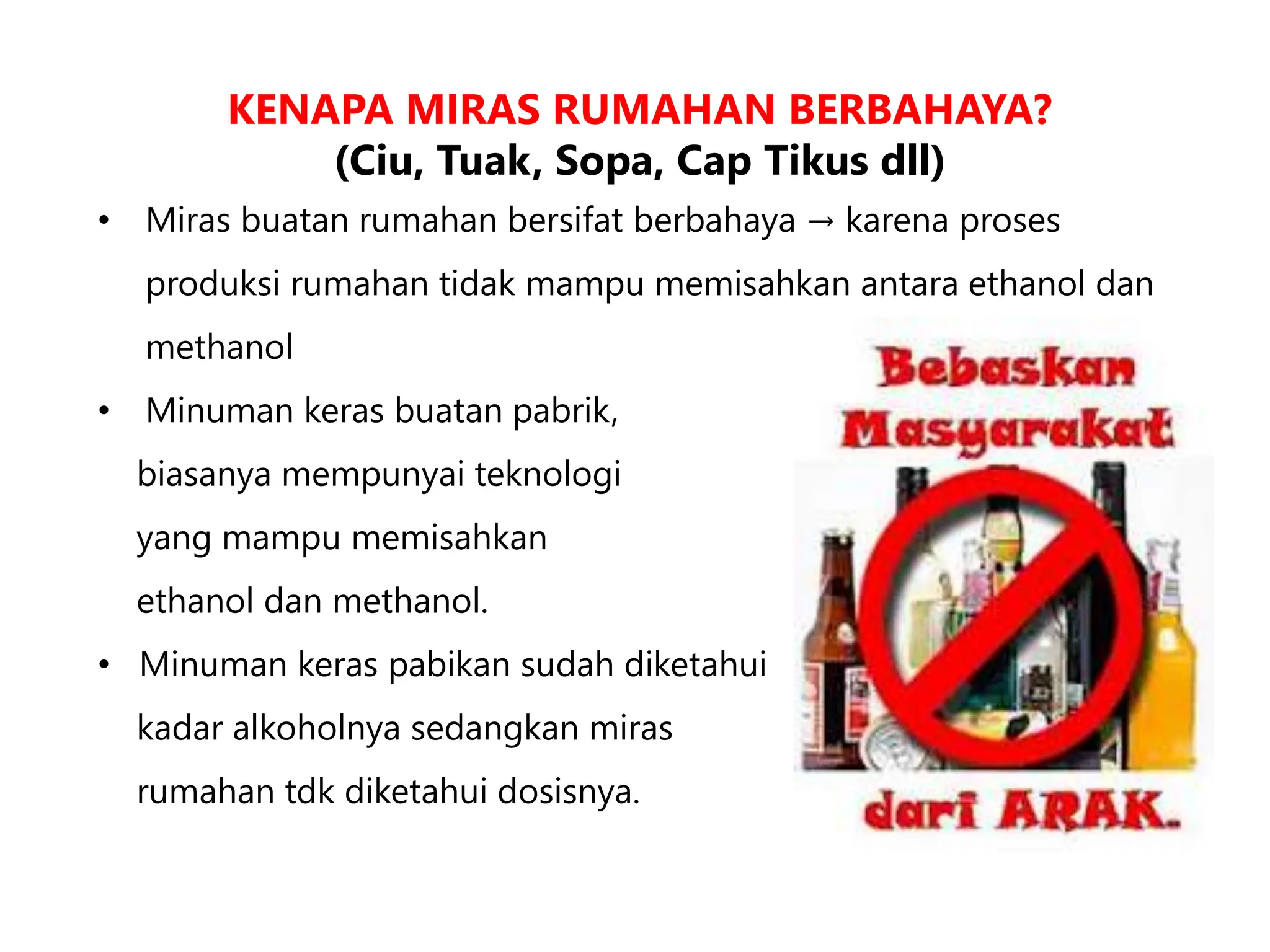 BAHAYA MINUMAN KERAS BAGI KESEHATAN.pptx. | PPTX