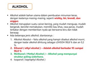 BAHAYA MINUMAN KERAS BAGI KESEHATAN.pptx. | PPTX