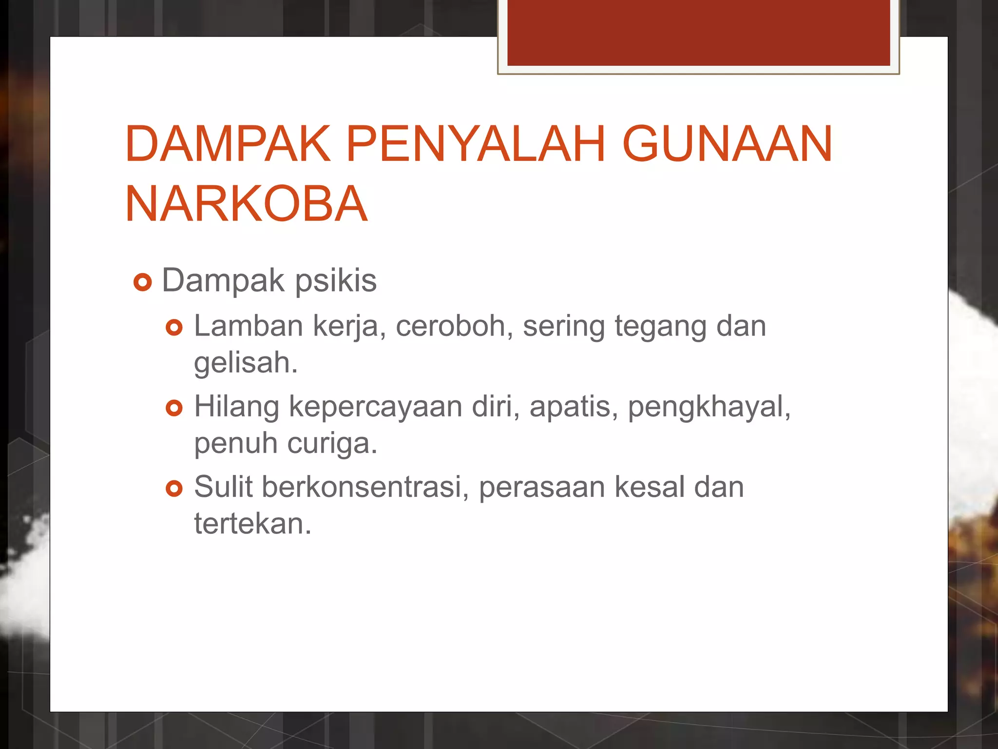 Bahaya narkoba | PPT