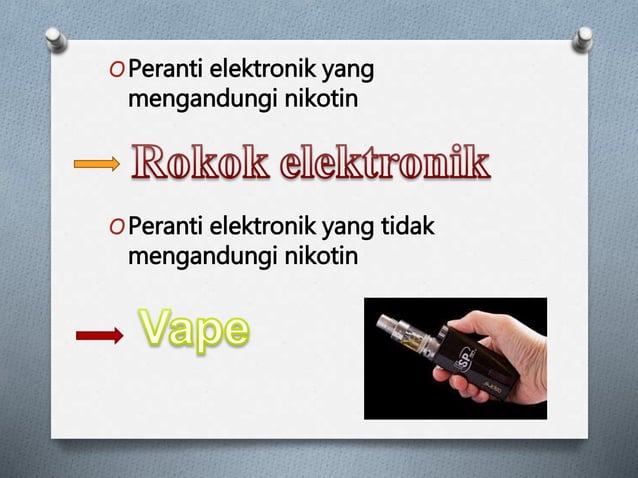 Bahaya penggunaan vape | PPTX