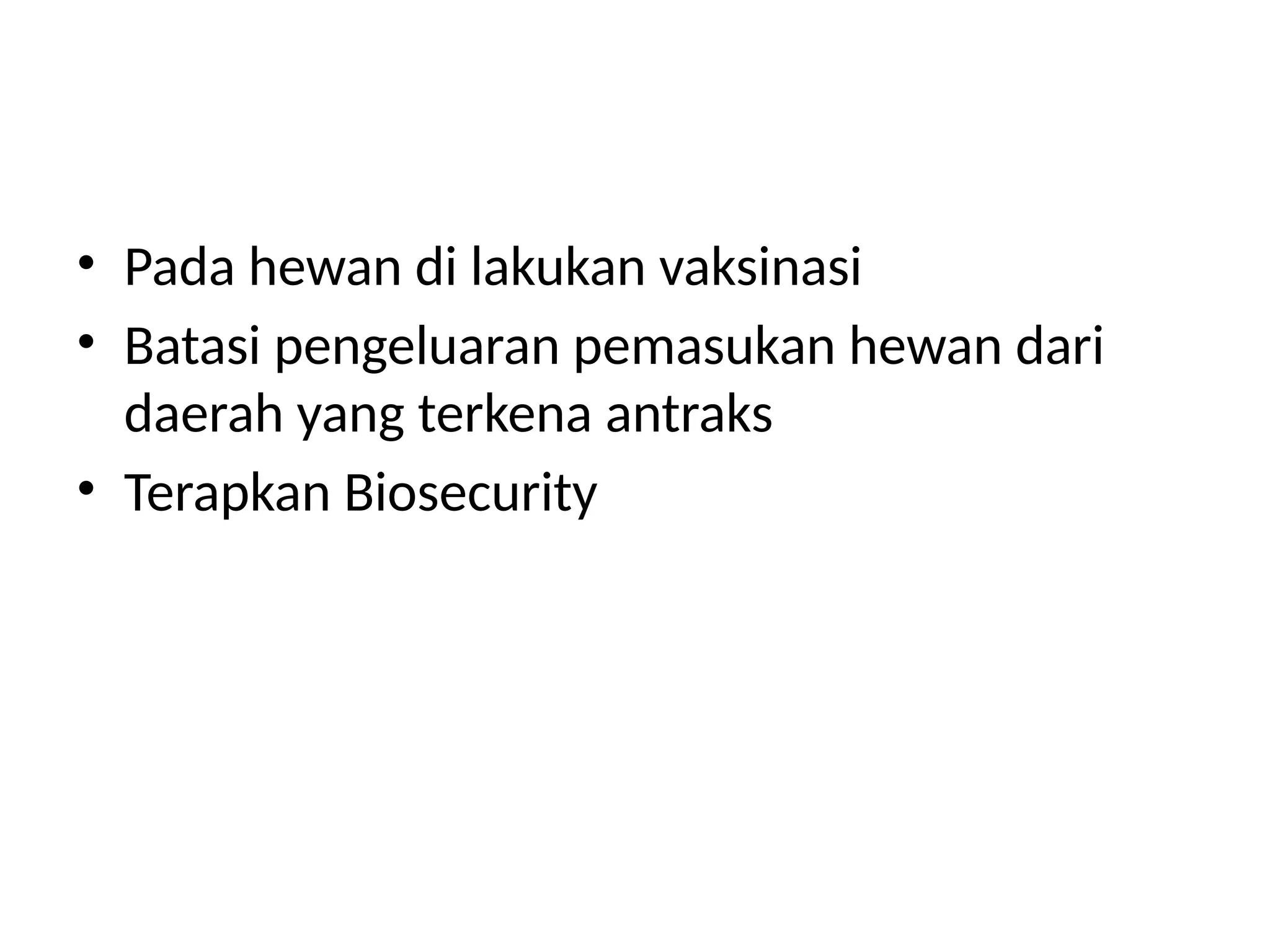 Bahaya Penyakit antraks bagi hewan peliharaaan | PPT