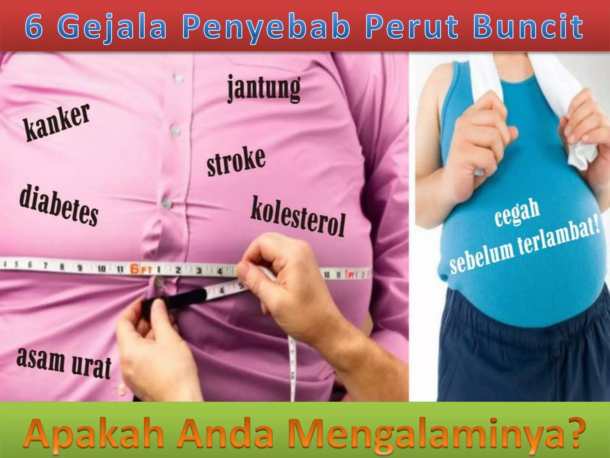 Bahaya perut buncit bagi kesehatan | PPT