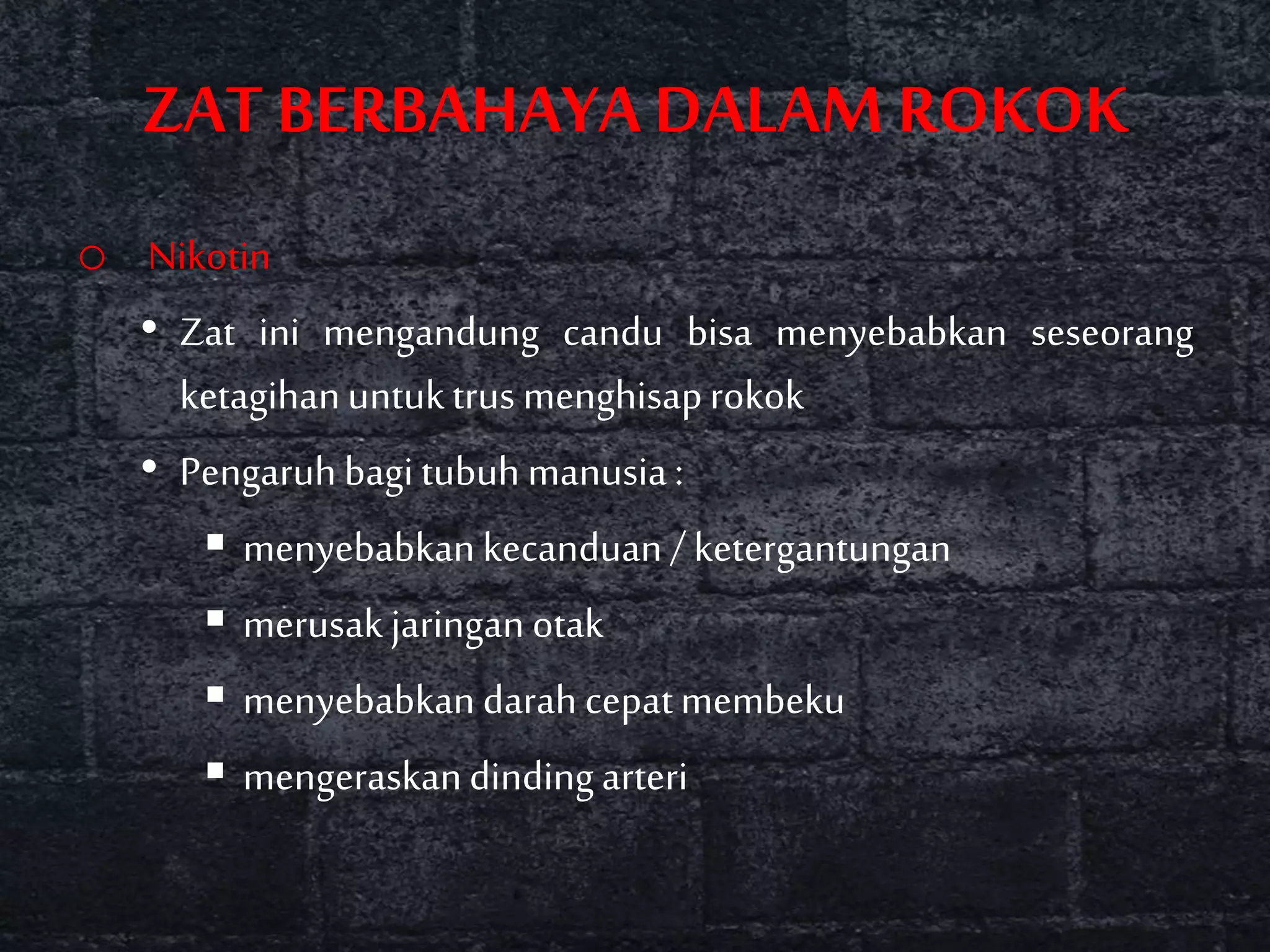 Bahaya Rokok | PPT
