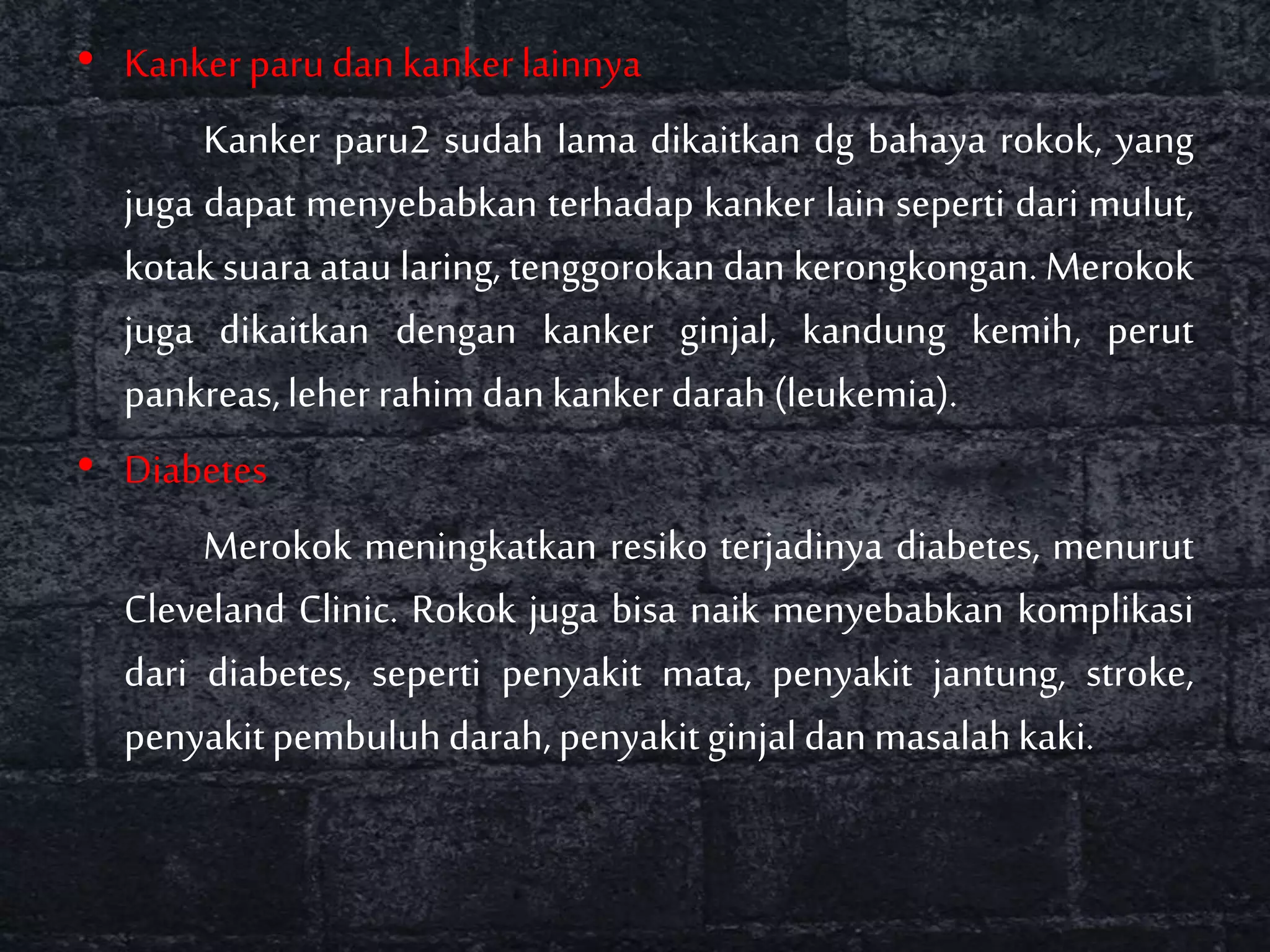 Bahaya Rokok | PPT