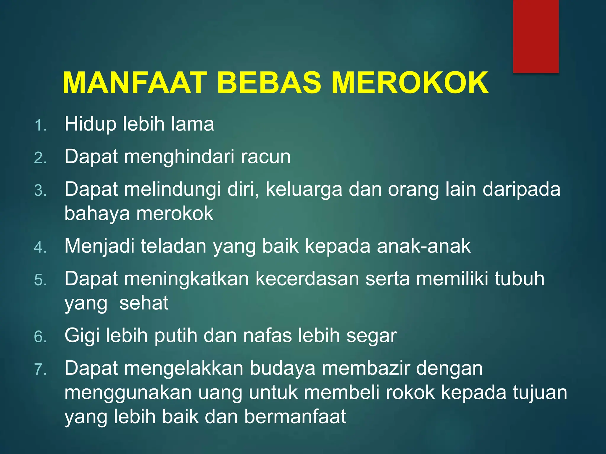 Bahaya Rokok bagi kesehatan tubuh dan.ppt