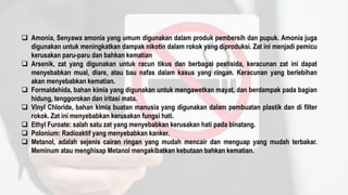 Bahaya rokok bagi paru paru | PPTX