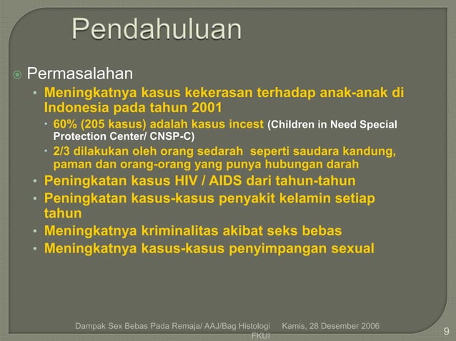 Bahaya sex bebas pada remaja | PPTX