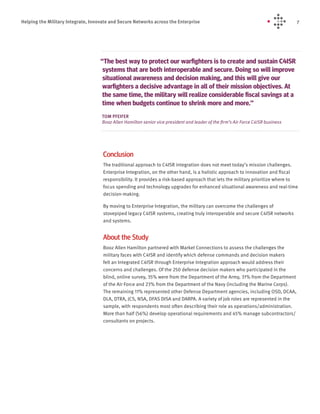 Agile and Open C4ISR Systems - Helping the Military Integrate, Innovate ...