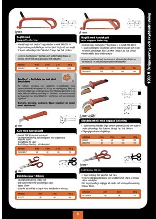 Bahco 1000V Isolerade verktyg | PDF | Woodworking | Arts and Crafts