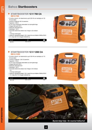 Bahco Startboosters | PDF