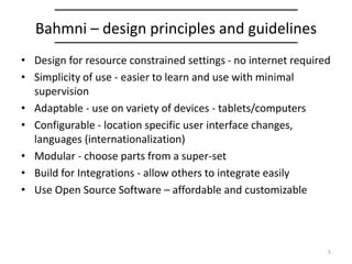 Bahmni - Open Source EHR System (By Ranjan Sakalley) | PPTX