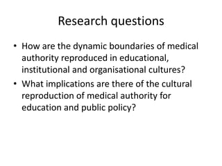 Bahnisch research rap 070812 | PPT