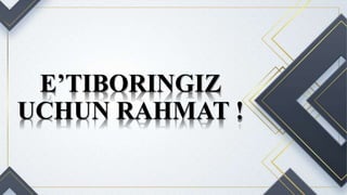 Bahoni shakllantirish bo’yicha qarorlar qabul qilish.pptx