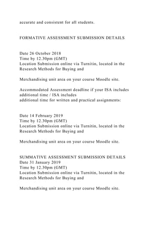 BA (HONS) FASHION BUYING AND MERCHANDISING RESE.docx | Undergraduate ...