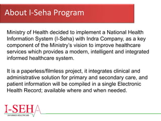 I-Seha, National Health Information System, Bahrain | PPTX