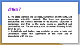 Constitution of Bahrain | PPTX | Law