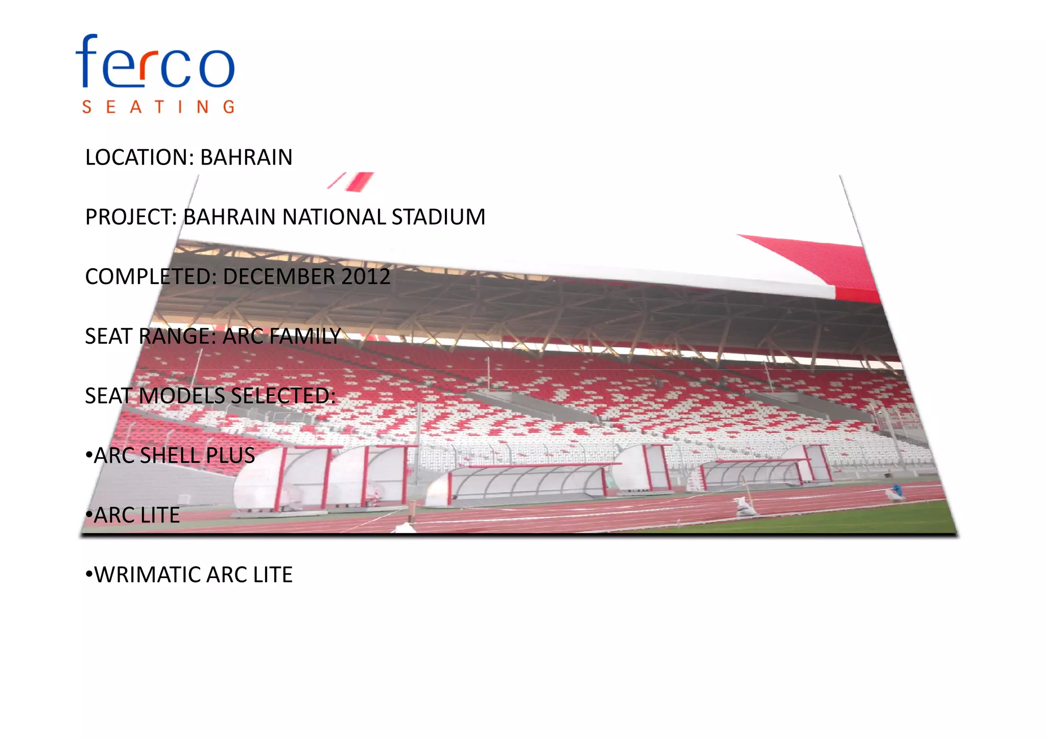Bahrain National Stadium - Completed December 2012 | PDF