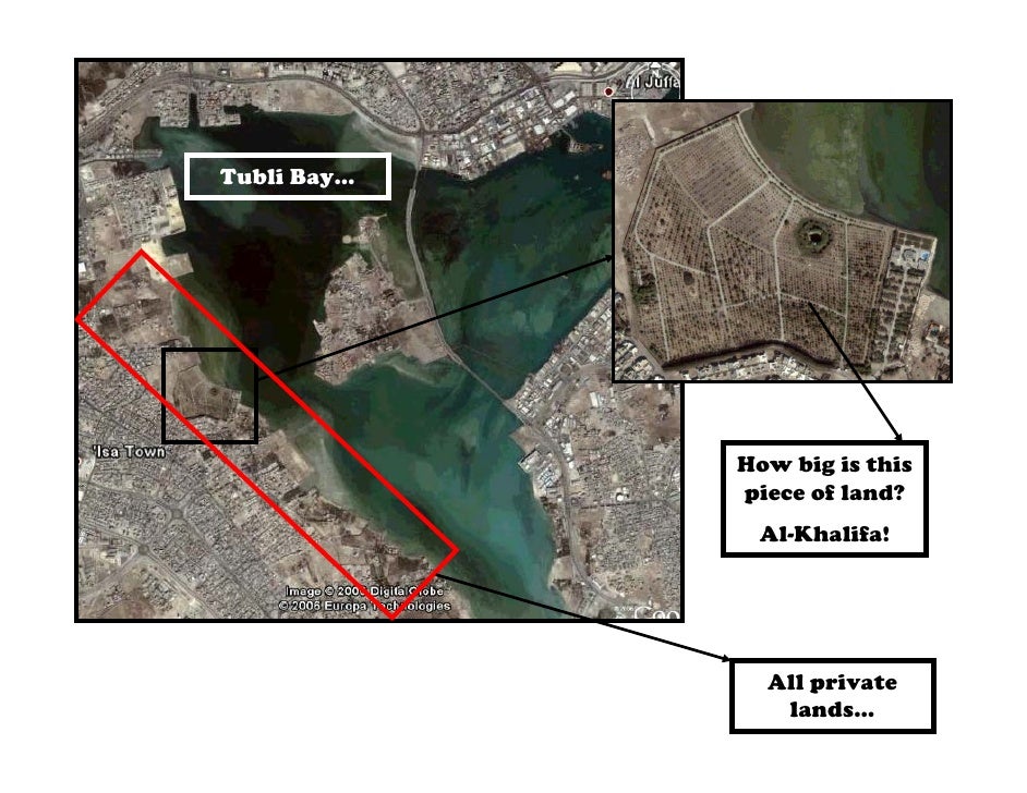 Bahrain and Google Earth