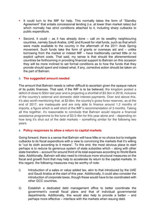 Bahrain - Making Sense of the Country's Current Woes | PDF