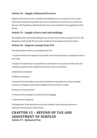 Bahrain draft vat | PDF