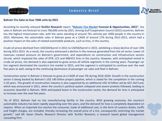 Bahrain Tire (Tyre) Market Forecast 2021 - Brochure | PDF
