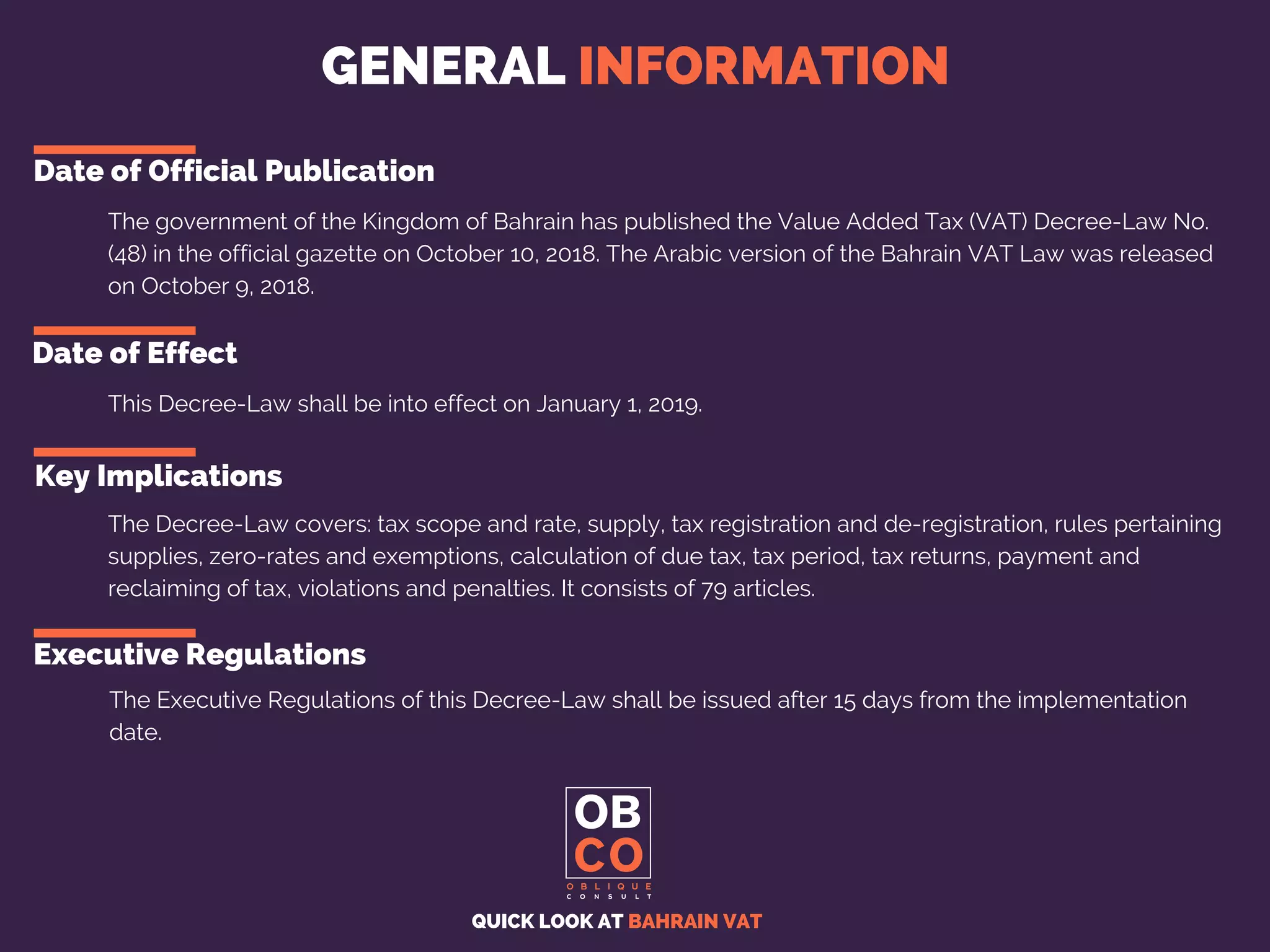 Bahrain VAT - A Quick Look | PDF