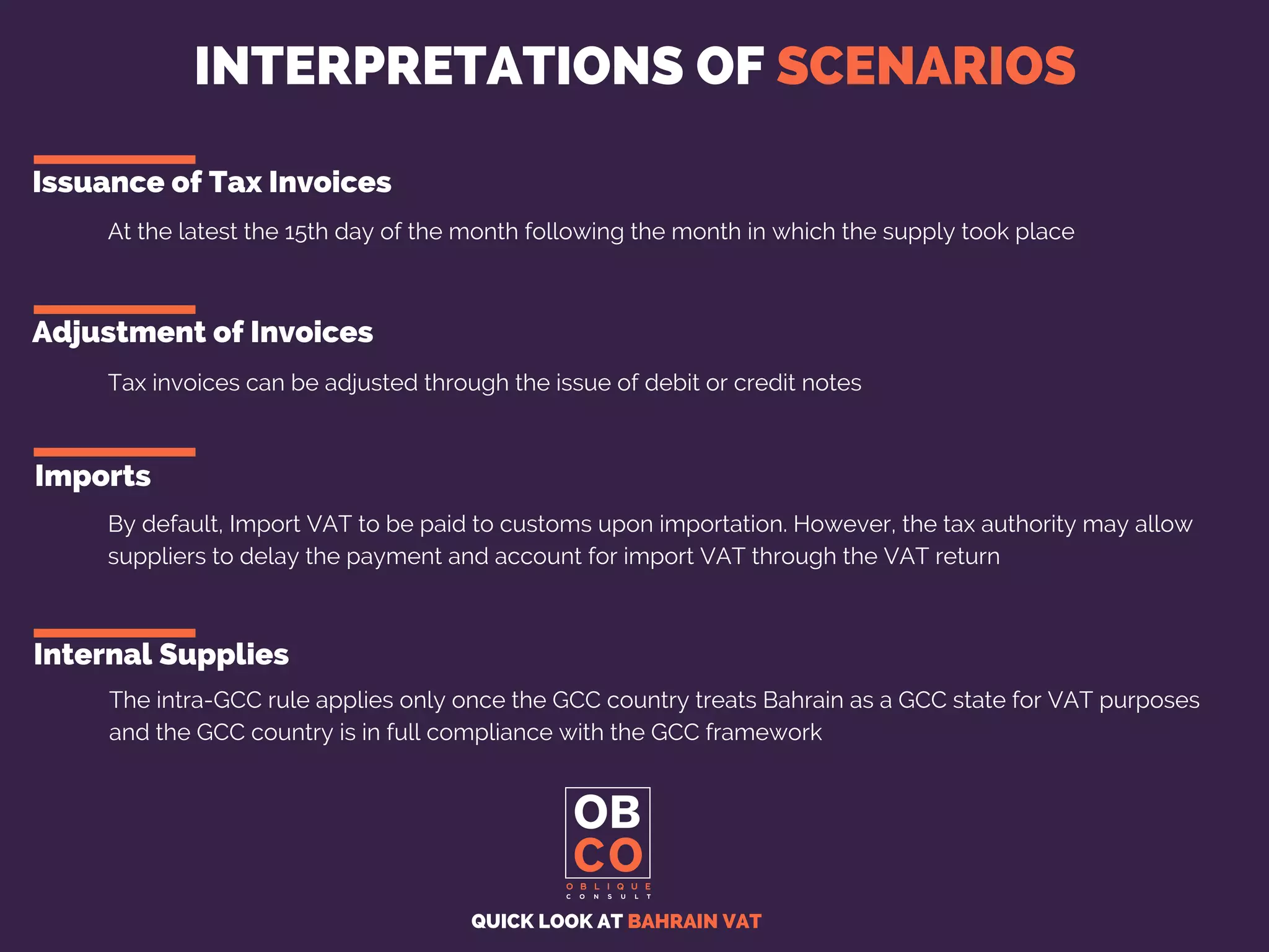 Bahrain VAT - A Quick Look | PDF