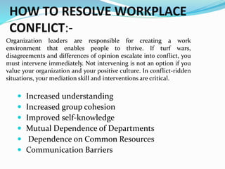 CONFLICT SITUATION IN MANUFACTURING INDUSTRY | PPTX
