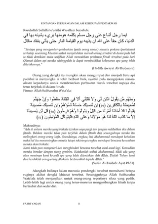Bahtera penyelamat - Fathi Yakan | PDF