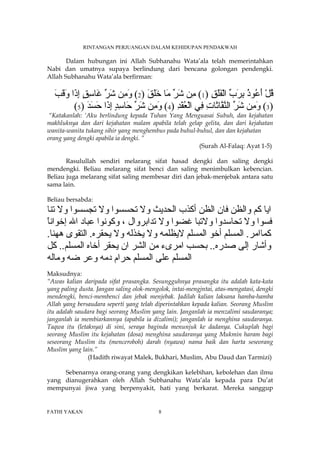 Bahtera penyelamat - Fathi Yakan | PDF