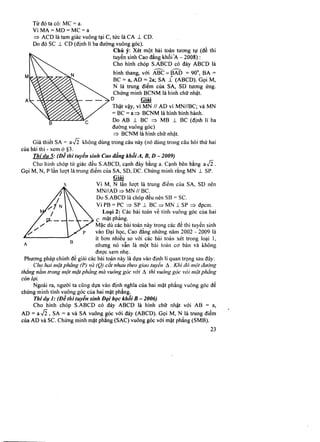 Bai giang-2-quan-he-vuong-goc-trong-khong-gian | PDF