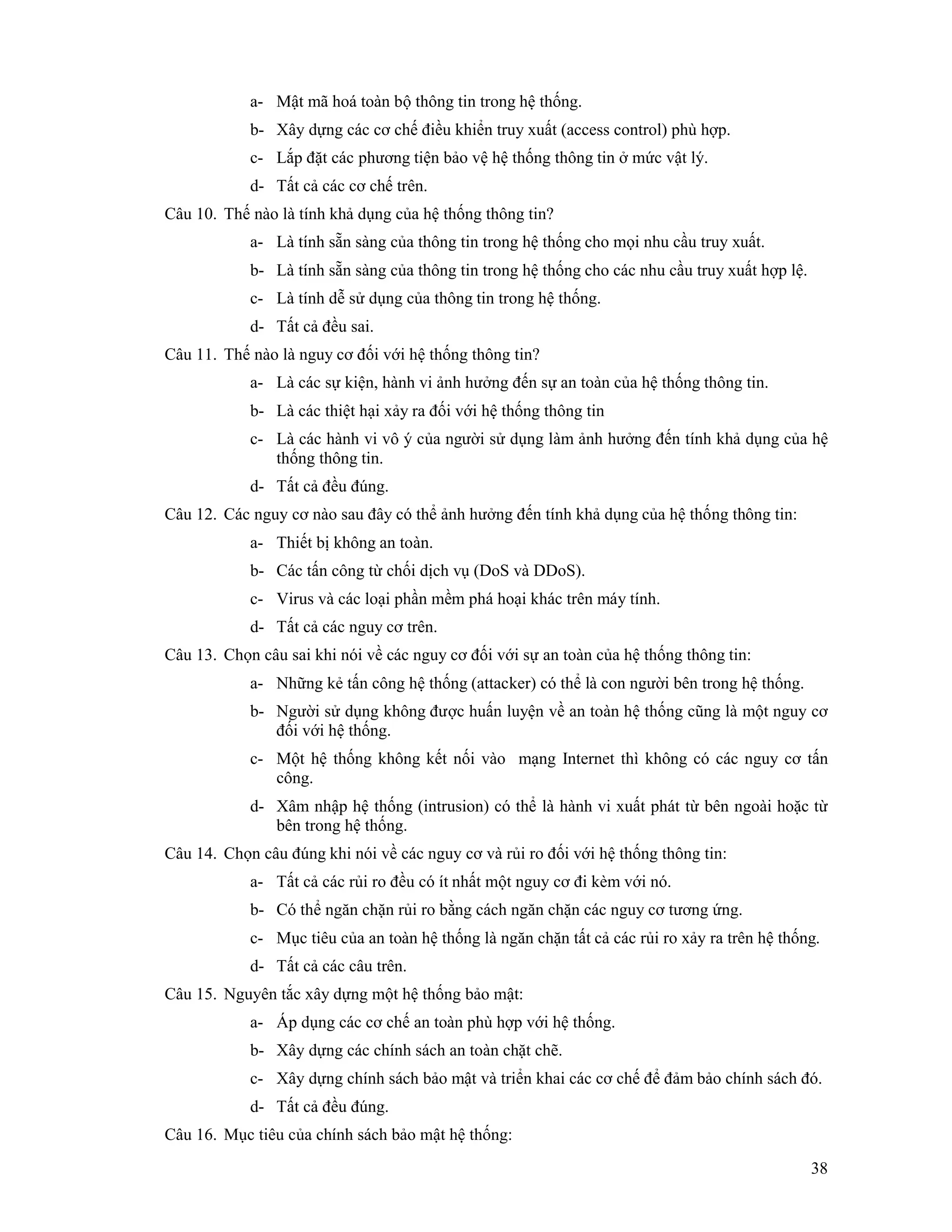 Bai giang-an-toan-va-bao-mat-he-thong-thong-tin-lxt | PDF