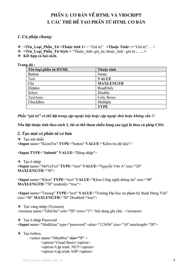 Bai giang-lap-trinh-web-bang-asp | PDF