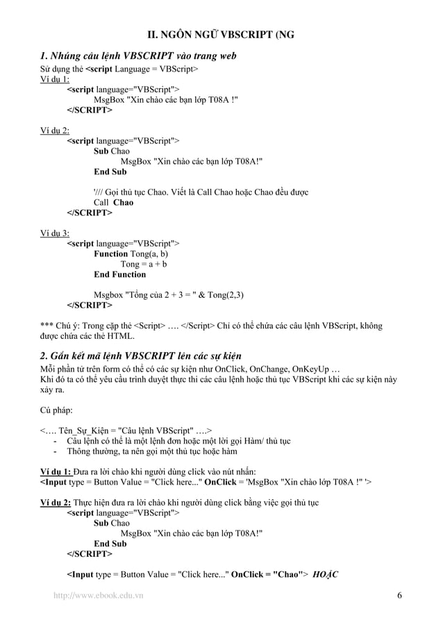 Bai giang-lap-trinh-web-bang-asp | PDF