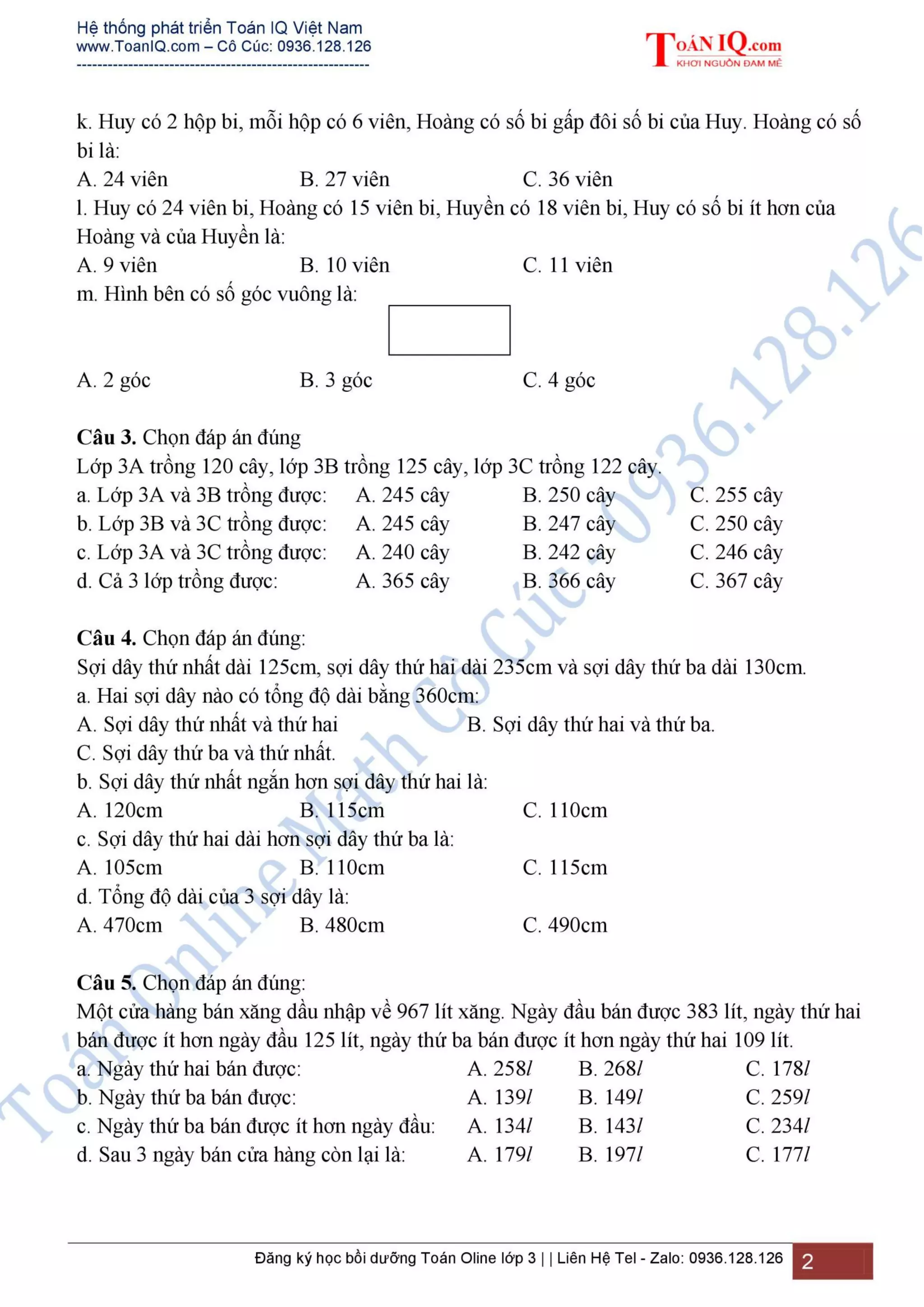 bai-kiem-tra-chat-luong-dau-nam-toan-lop-3 | PDF