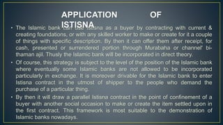 Bai muajjal bai salam and istisna in islamic banking pakistan | PPTX