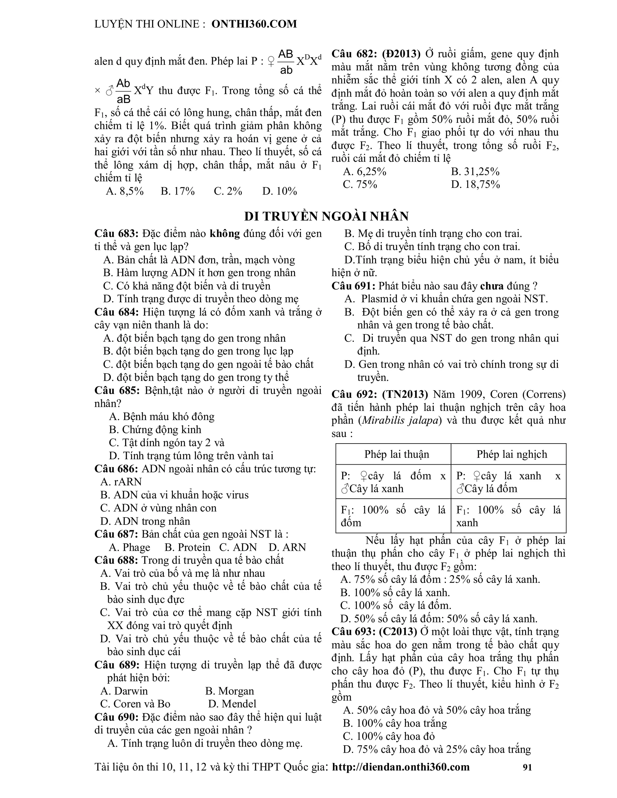 Bai tap chuyen de 6 | PDF