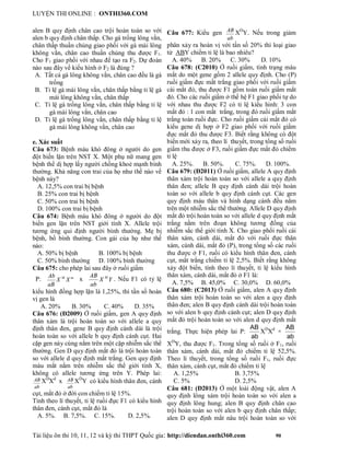 Bai tap chuyen de 6 | PDF