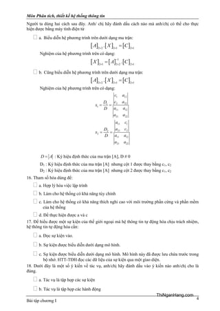 Bai tap-mon-phan-tich-thiet-ke-he-thong-1 | PDF