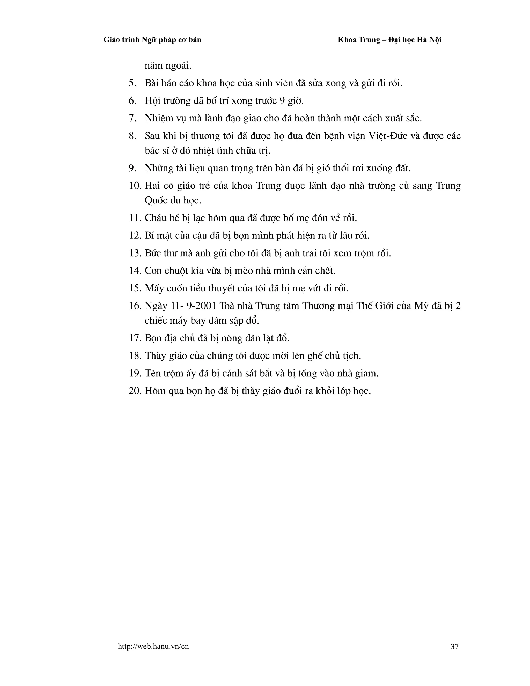 Bai tap-ngu-phap-co-ban | PDF