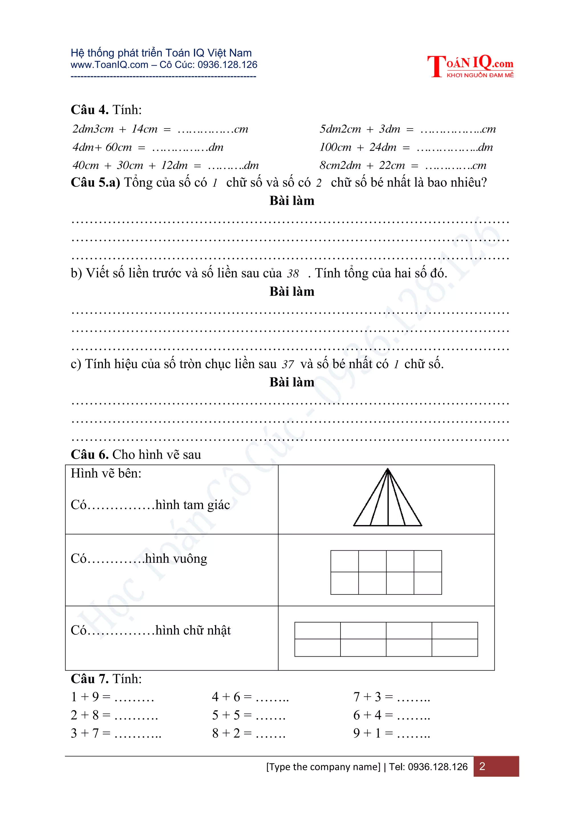 Bai tap-ren-luyen | PDF